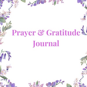 Floral Christian Prayer and Gratitude Journal | Daily Scripture ...
