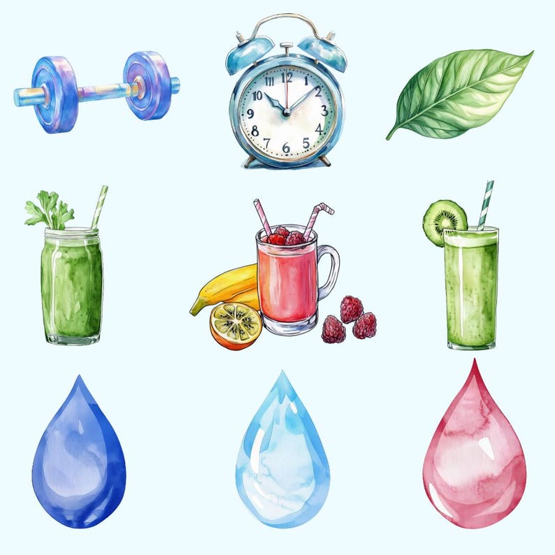 Health Digital Stickers | Health and Fitness Digital Stickers | Health ...