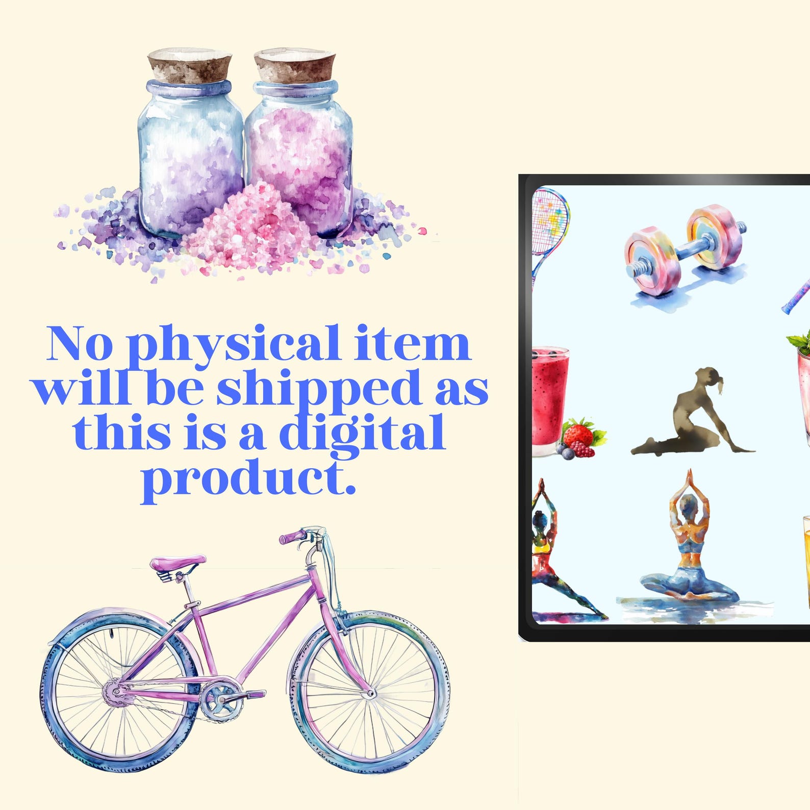 Health Digital Stickers | Health and Fitness Digital Stickers | Health ...