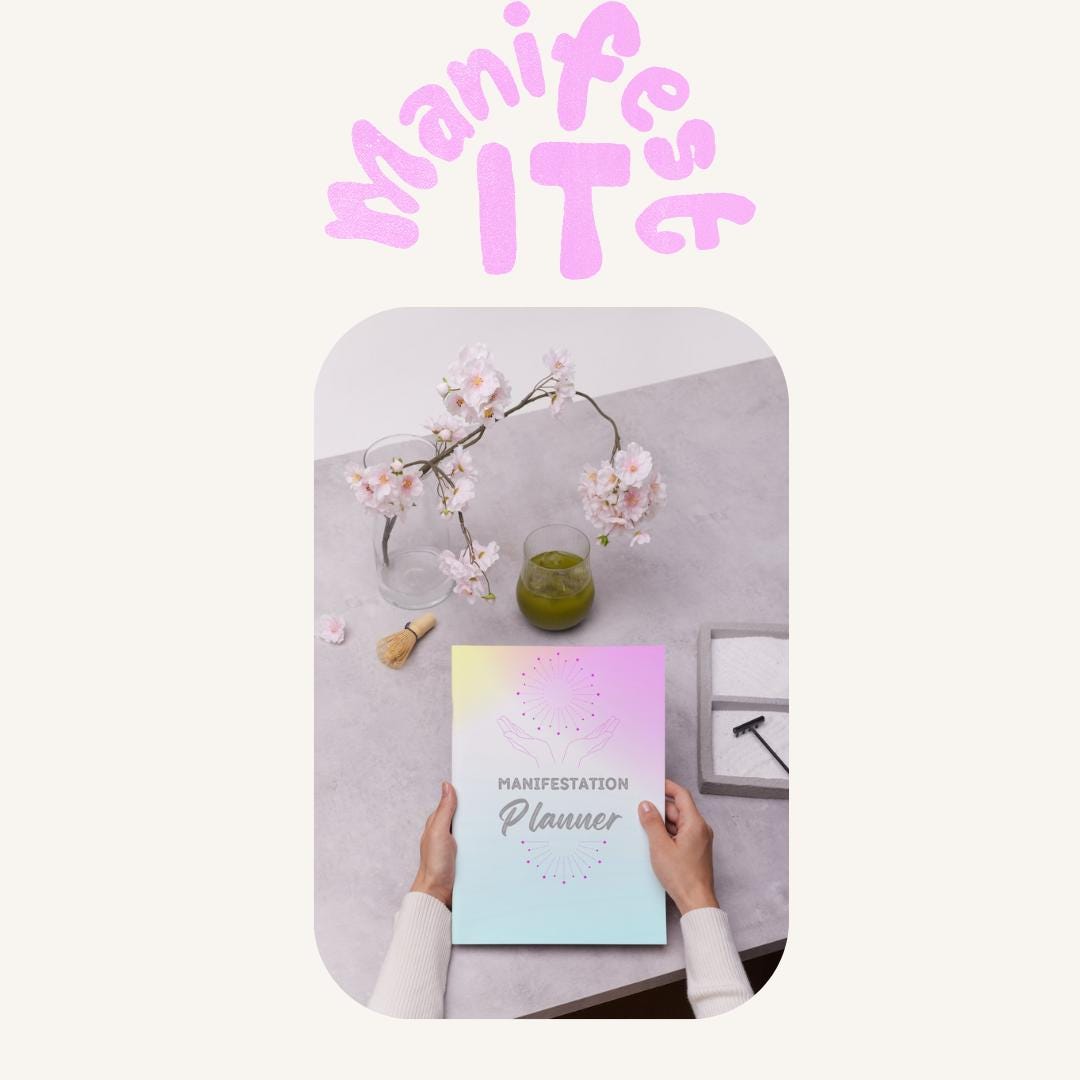 Manifestation Planner Printable 369 Method Templates Free Money Mindset ...