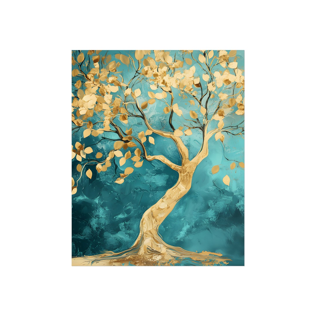 Money Tree Poster Feng Shui Wall Art for Wealth, Feng Shui Prosperity ...