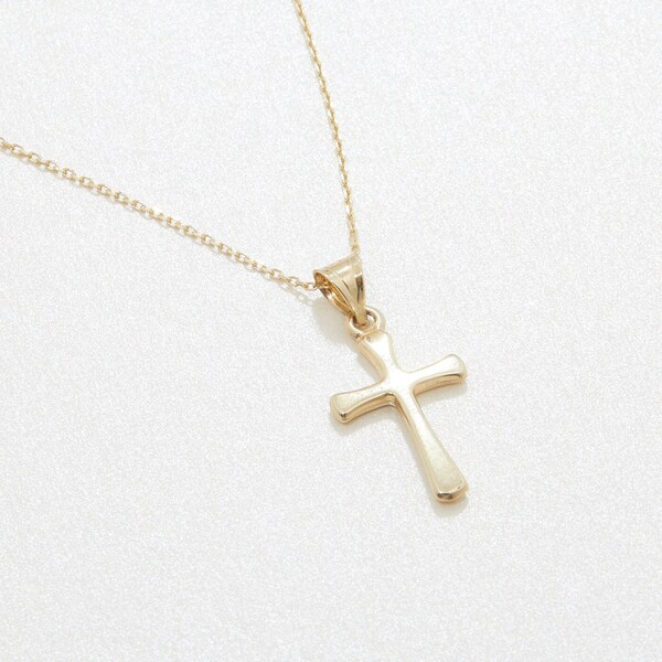 Small Cross Necklace - Etsy