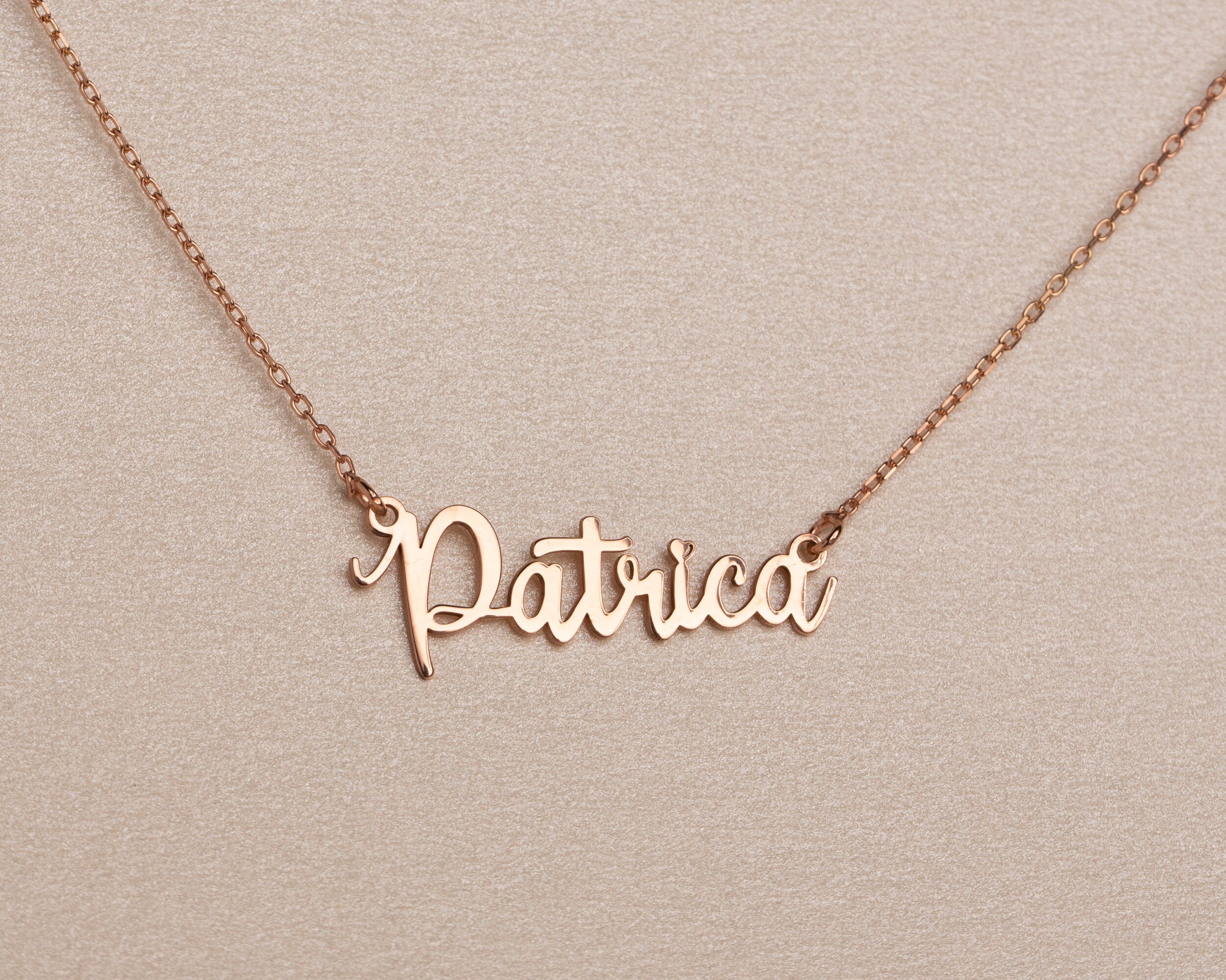 Name Necklace, Personalized Name Jewelry for Her, Perfect Customized ...
