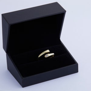 Wrap Around Ring, 14K Solid Gold Wrap Around Ring, 10K Gold Rings, 8K ...