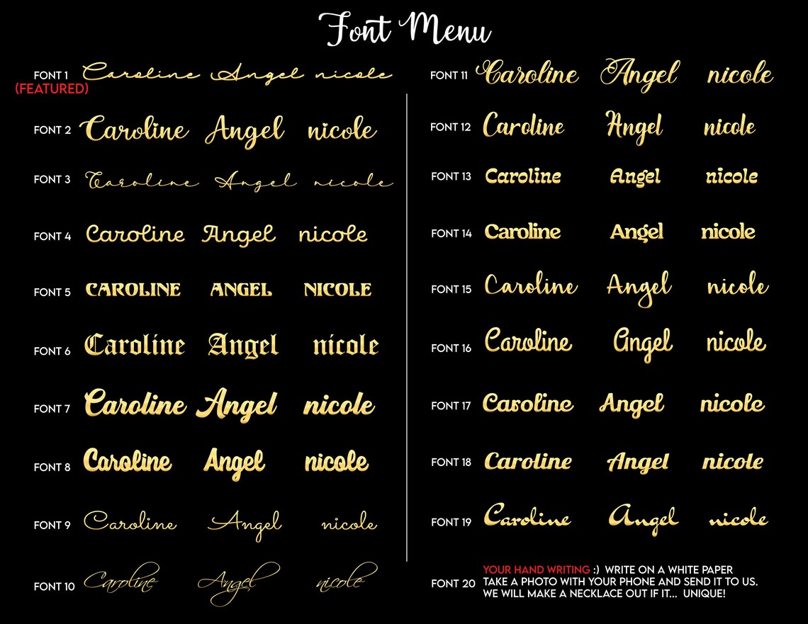 Dainty Name Necklace Personalized Gifts Name Jewelry Custom - Etsy