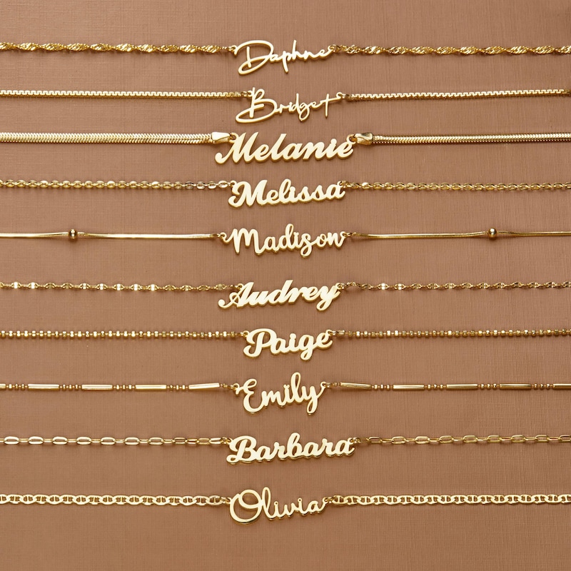 Gold Name Plate - Etsy