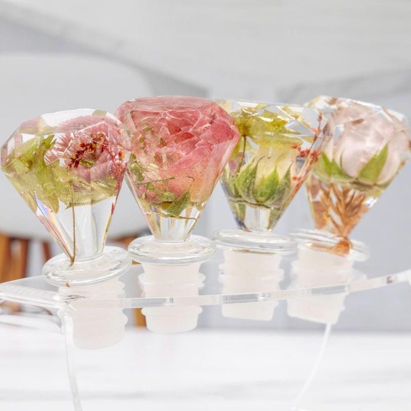 Flower Wine Stopper - Etsy