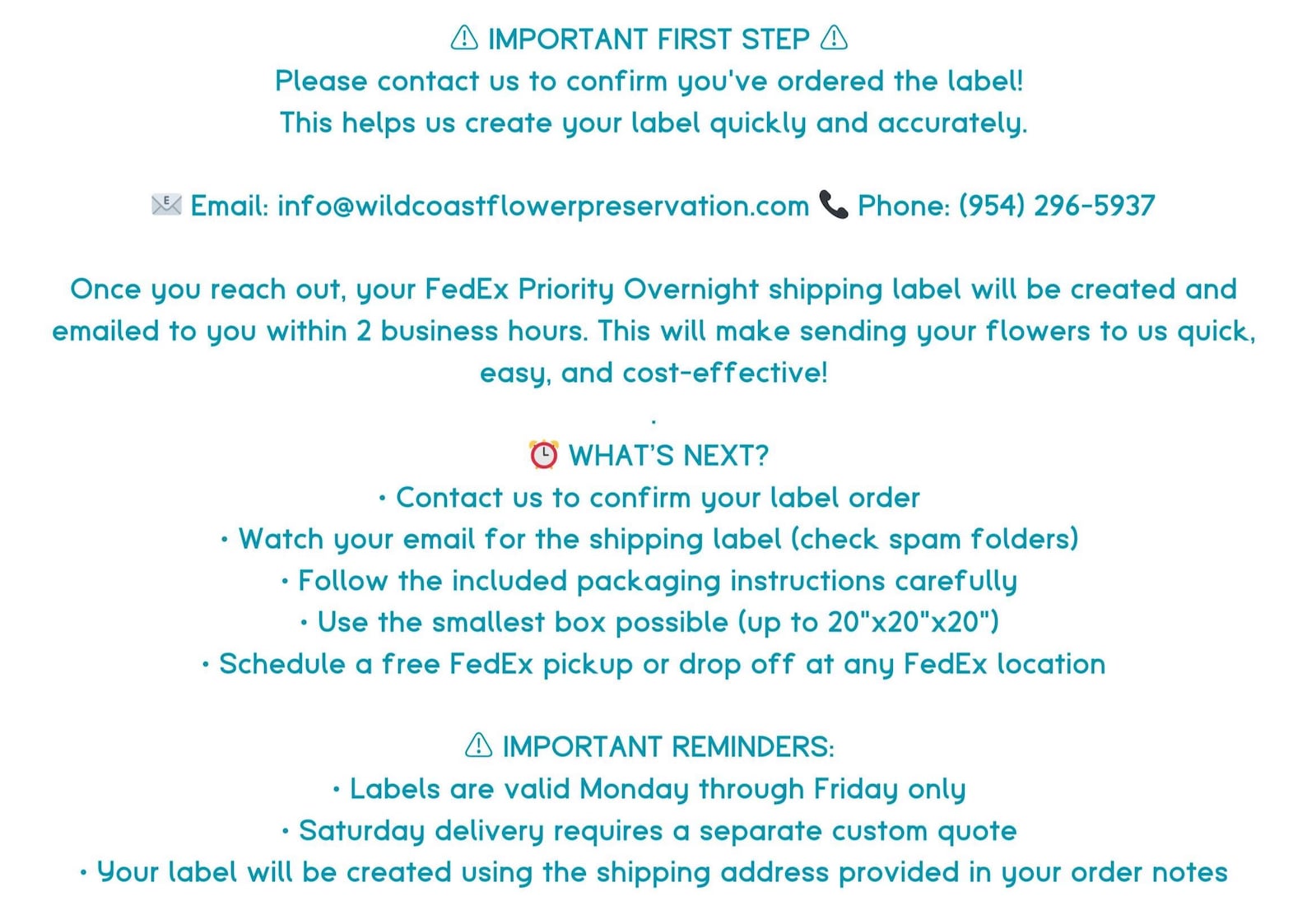 Prepaid Shipping Label Easy Overnight Shipping Label for Sending Fresh ...