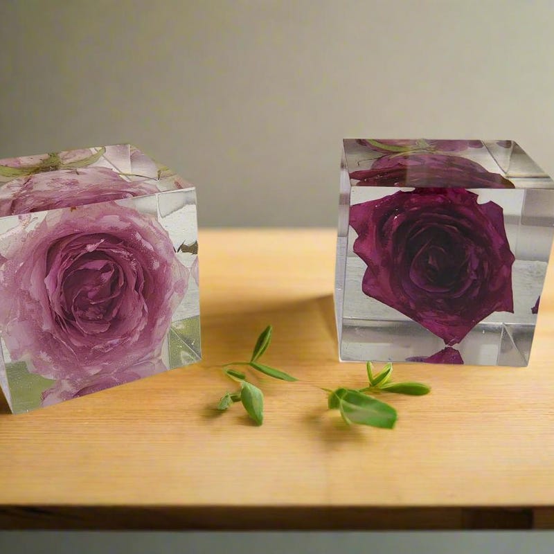 Resin Cube - Etsy