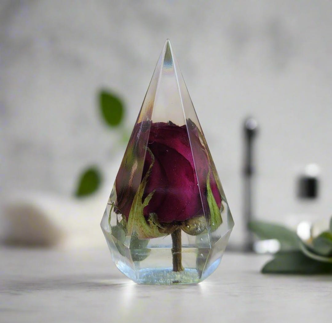 Wedding Flower Ring Holder With Preserved Flower Bouquet Preservation ...