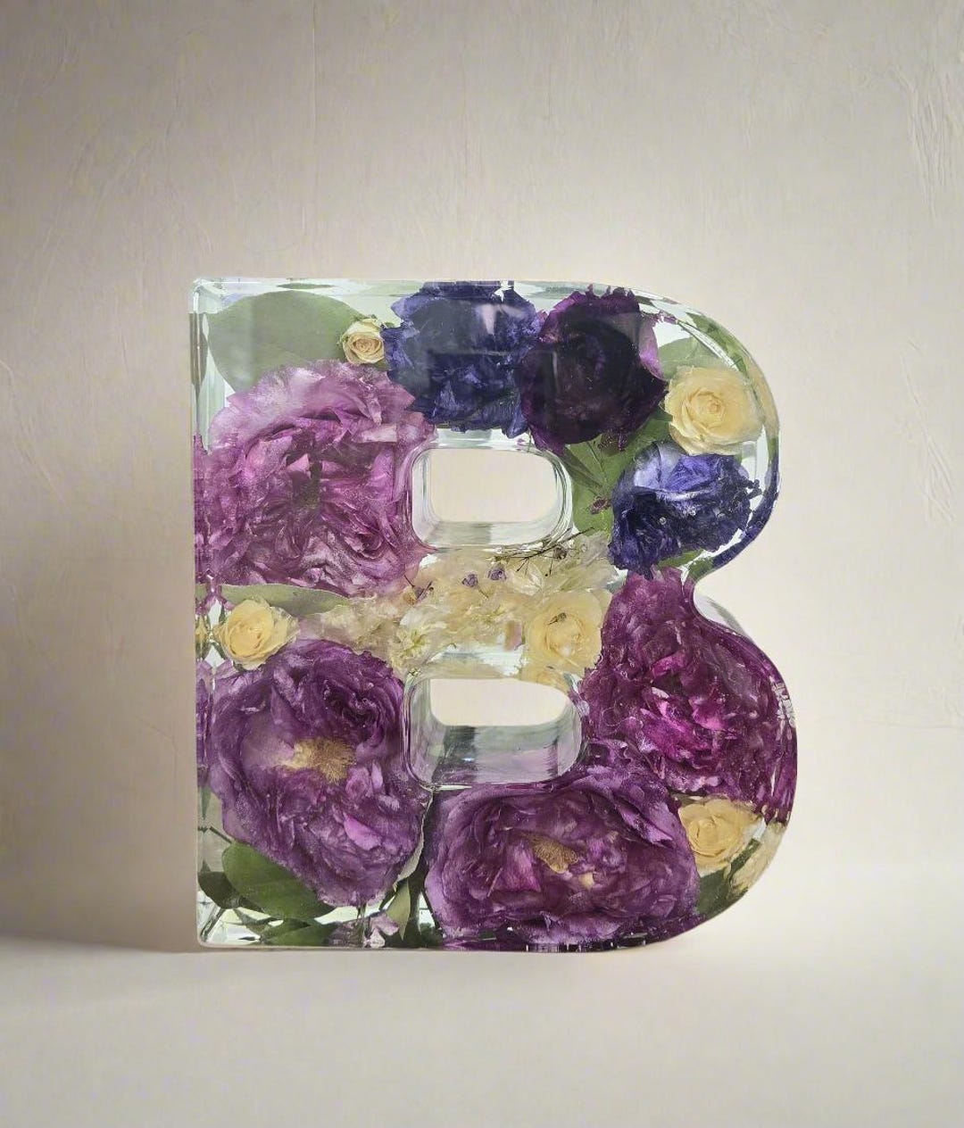 Wedding Bouquet Preservation Letter Resin Preserved Flower Letters ...