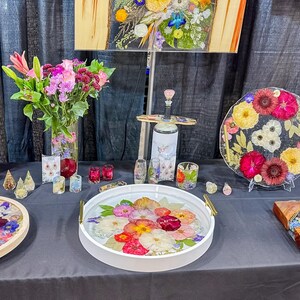 Wedding Bouquet Preservation Lazy Susan Pressed Flower Tray Wedding ...