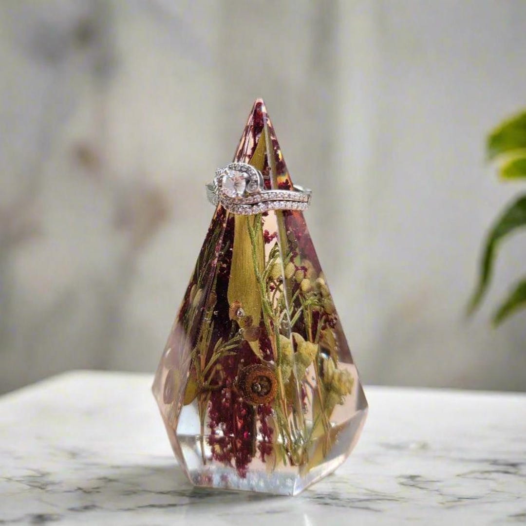 Ring Holder Engagement Ring Holder Wedding Bouquet Preservation Ring ...