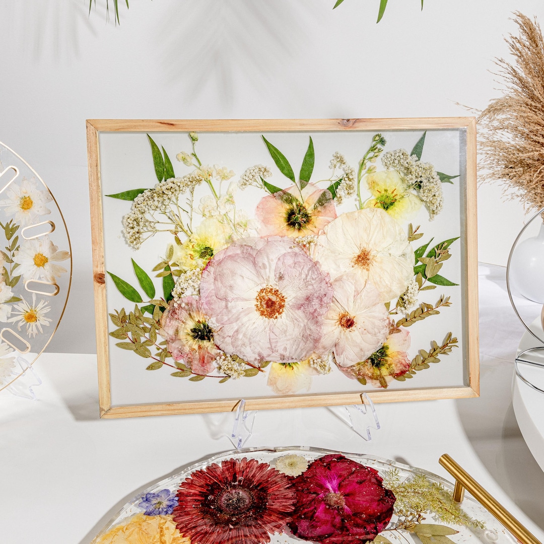 Wedding Bouquet Preservation Frame Pressed Flower Frame Wedding Flower ...