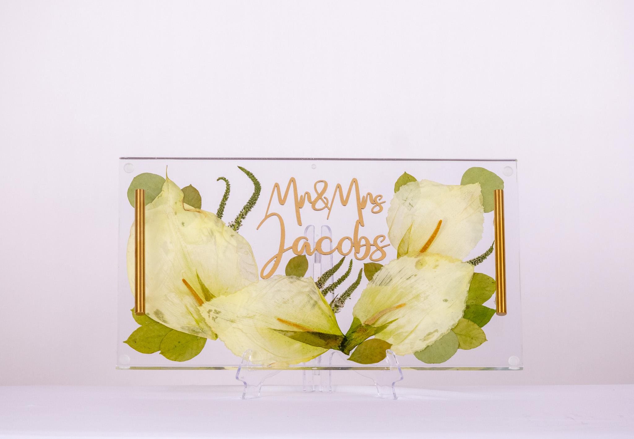 Memorial Flower Preservation Display Pressed Funeral Flower Tray ...