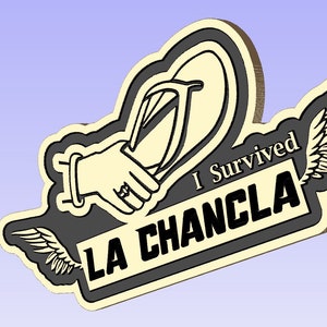 La Chancla Badge/sign of Honor. SVG File for Cnc Routers. - Etsy