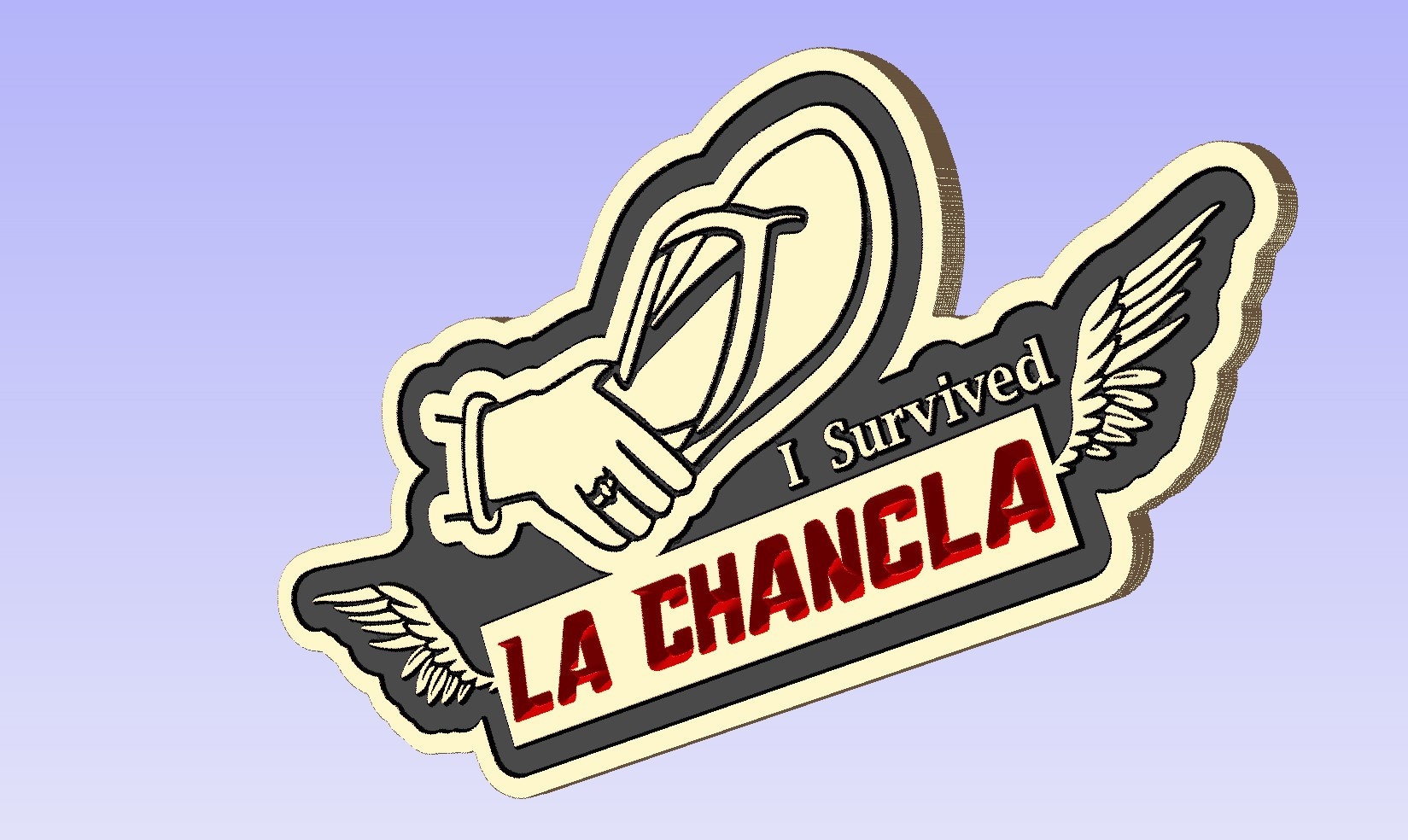 La Chancla Badge of Honor. SVG File for Cnc Routers. - Etsy
