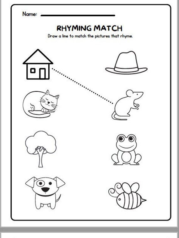 Match the Rhyme | Etsy