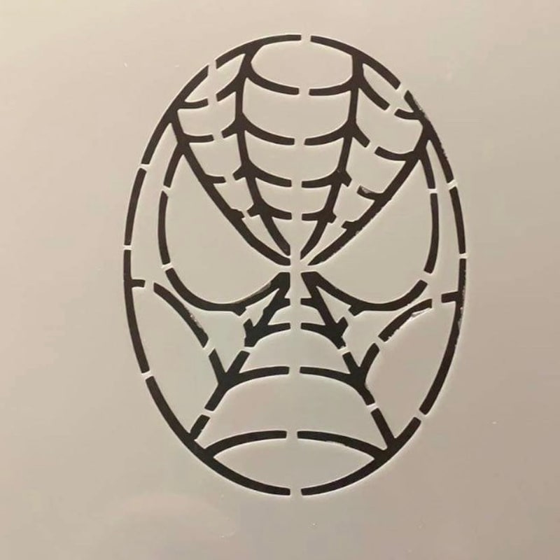 Spiderman Stencil - Etsy