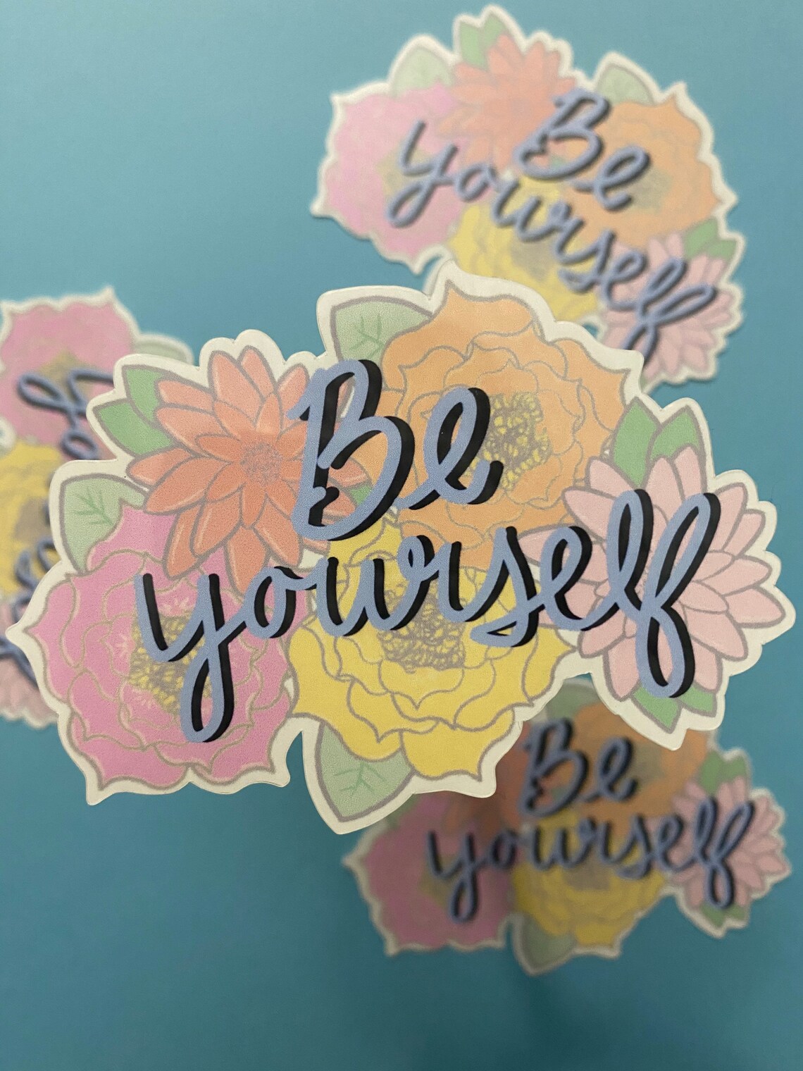 Be Yourself Vinyl Sticker - Etsy