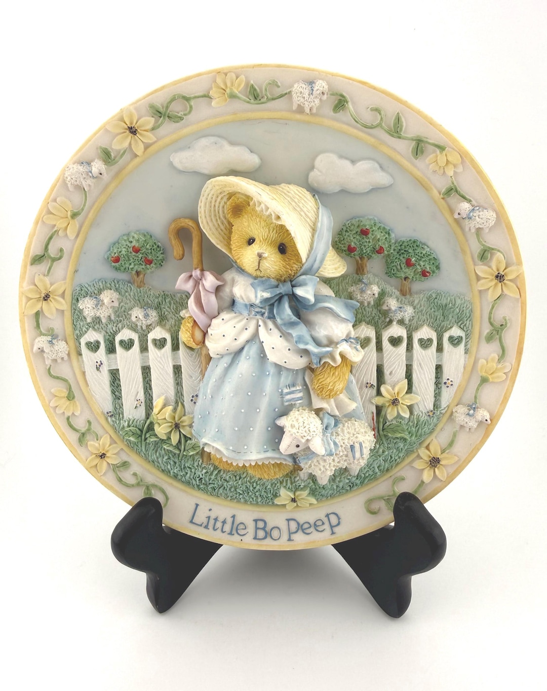 Cherished Teddies Little Bo Peep Plate - Etsy