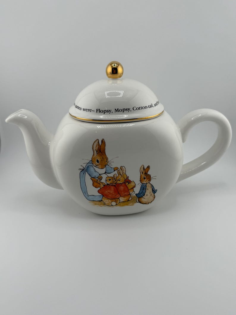 Beatrix Potter Peter Rabbit Teapot - Etsy