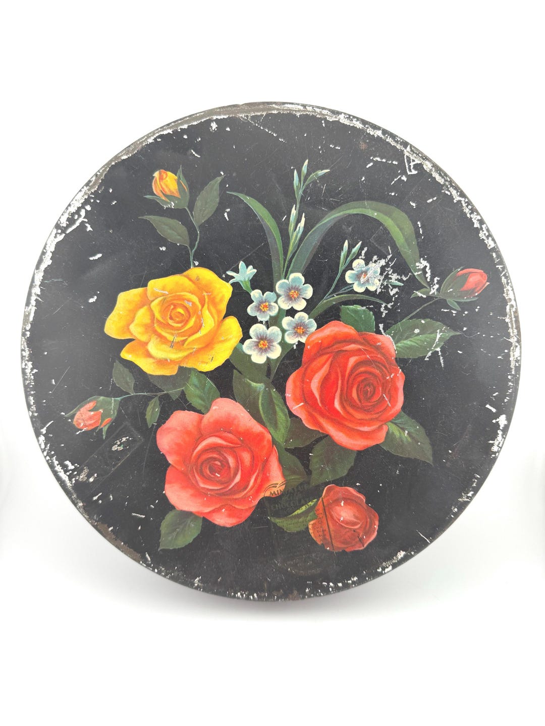 Vintage Nutrine Candy Tin - Etsy