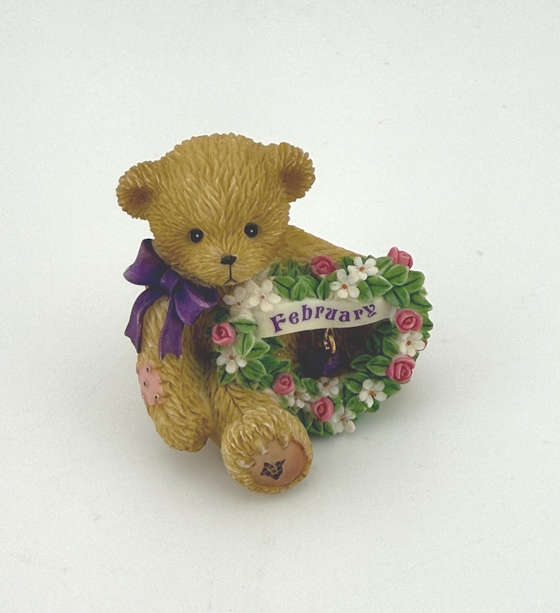 Cherished Teddies Sparkling Hearts February Bear - Etsy