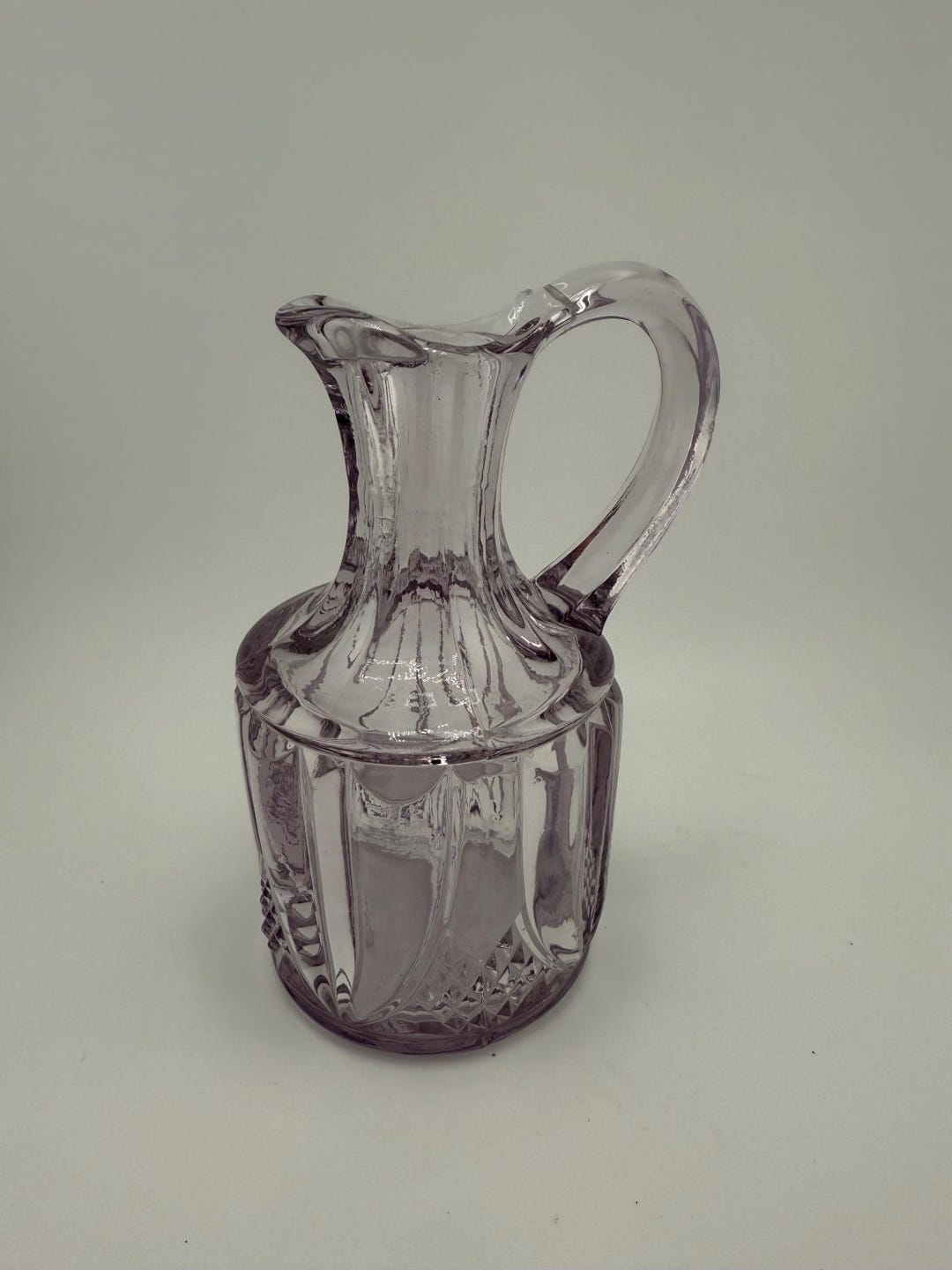 Antique Violet Depression Glass Cruet - Etsy