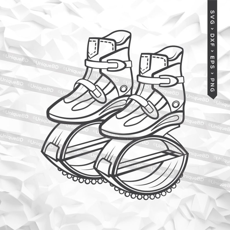 Kangoo Boots SVG Cut File Your Ultimate Workout Shoes Vector Design - Etsy