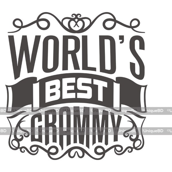 Best Grammy Ever Svg - Etsy