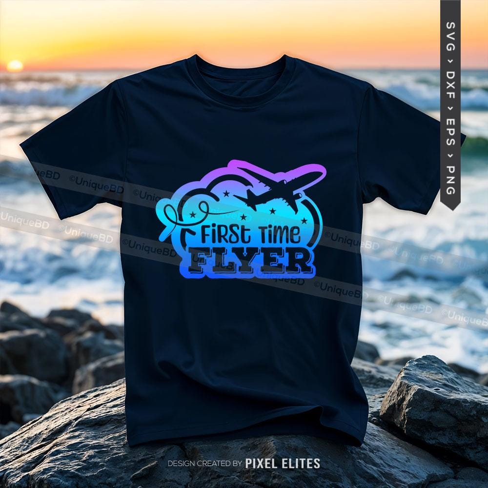 First Time Flyer Svg Cut File, First Plane Ride, First Timer Svg, My ...