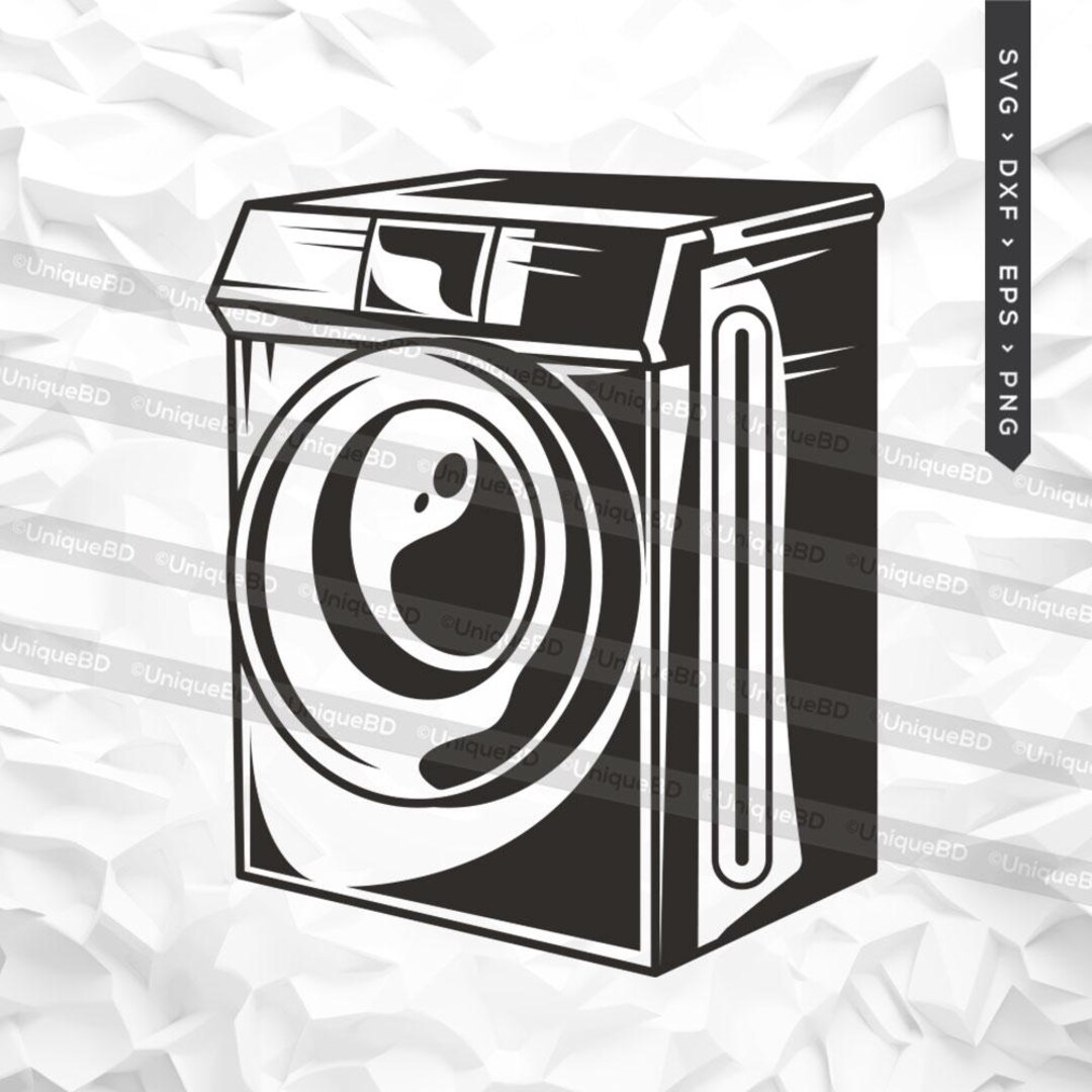 Washing Machine SVG Cut File Laundry Machine and Washer Vector Cricut ...