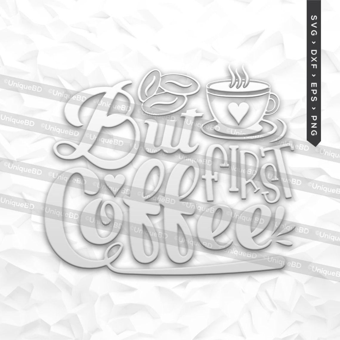 But First Coffee Svg Caffeine Funny Png Gift Ever Best Cut - Etsy