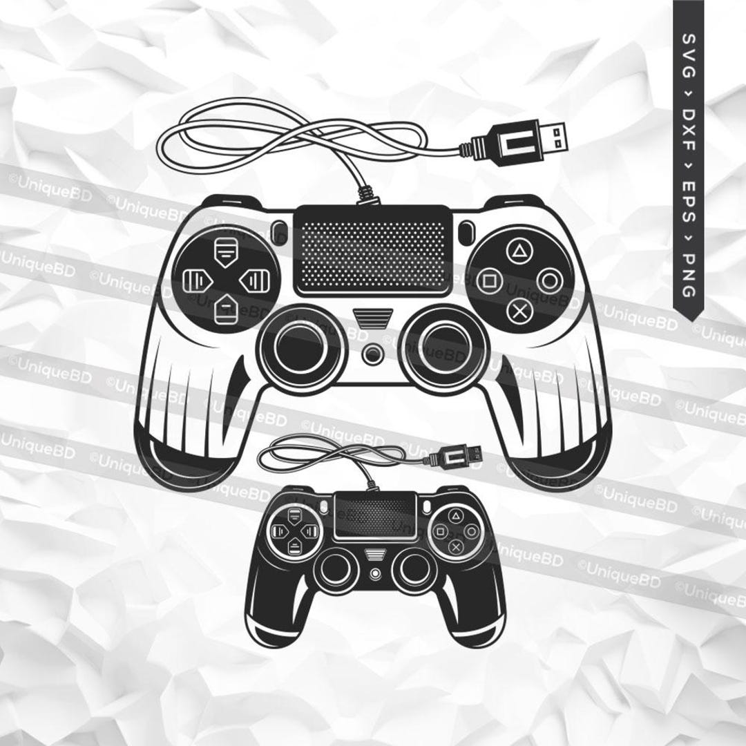 Game Controller Outline SVG Cut File Game Controller Svg Video Game Svg ...