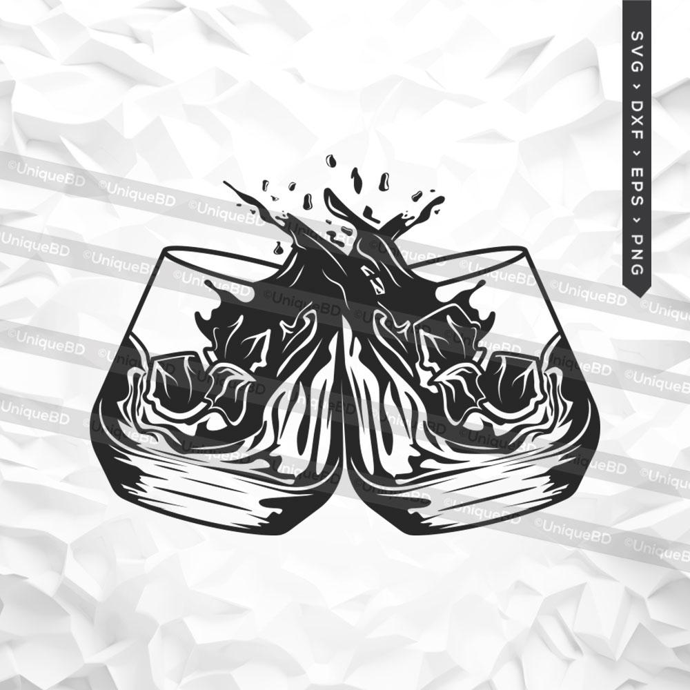 Cheers Toast SVG Shot Glass SVG for Cricut Cheers Svg Celebrate With ...