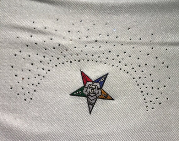 Eastern Star OES Pashmina Shawl NEW Select Color Black or - Etsy