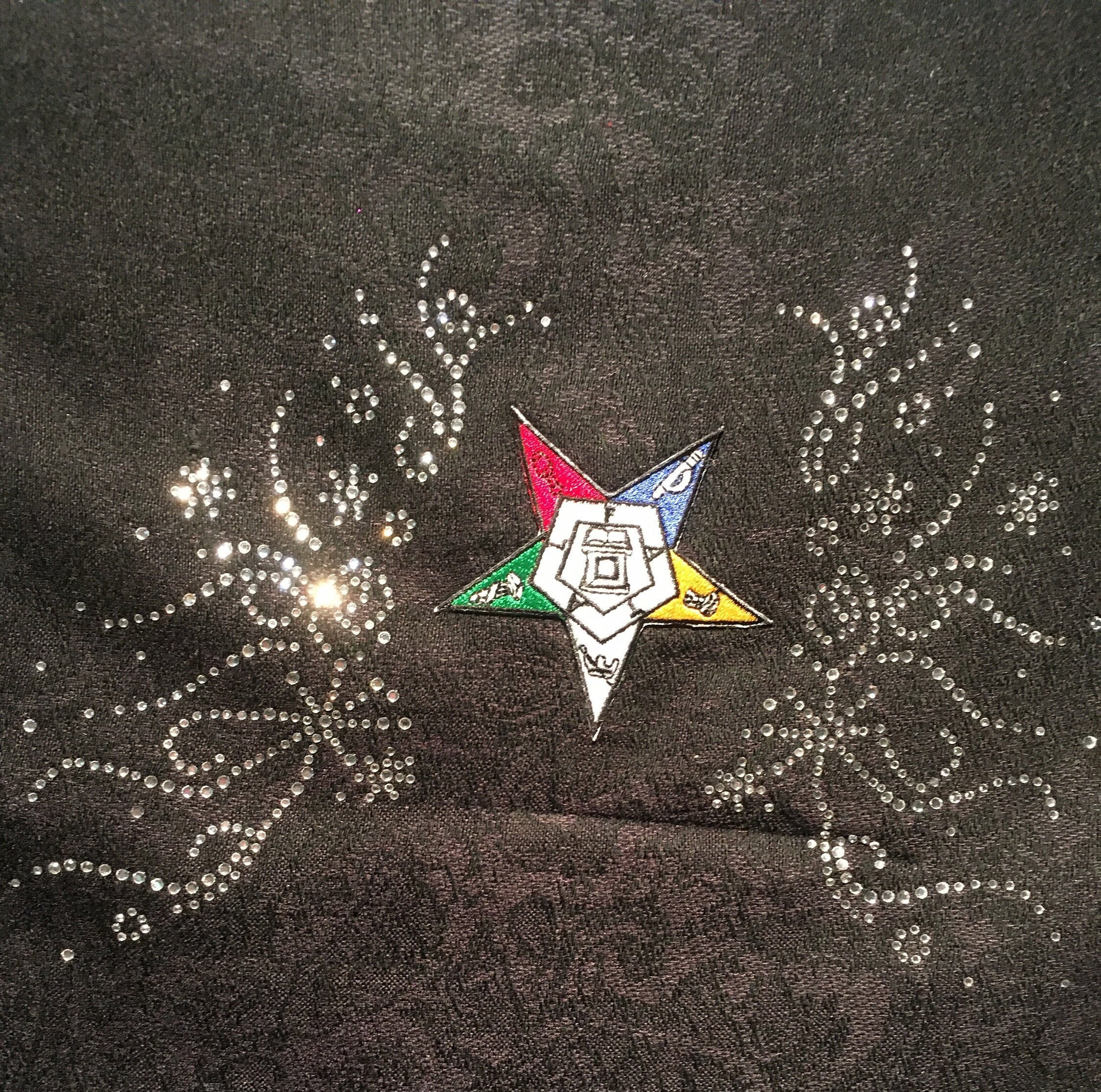 Eastern Star OES Pashmina Shawl NEW Select Color Black or - Etsy