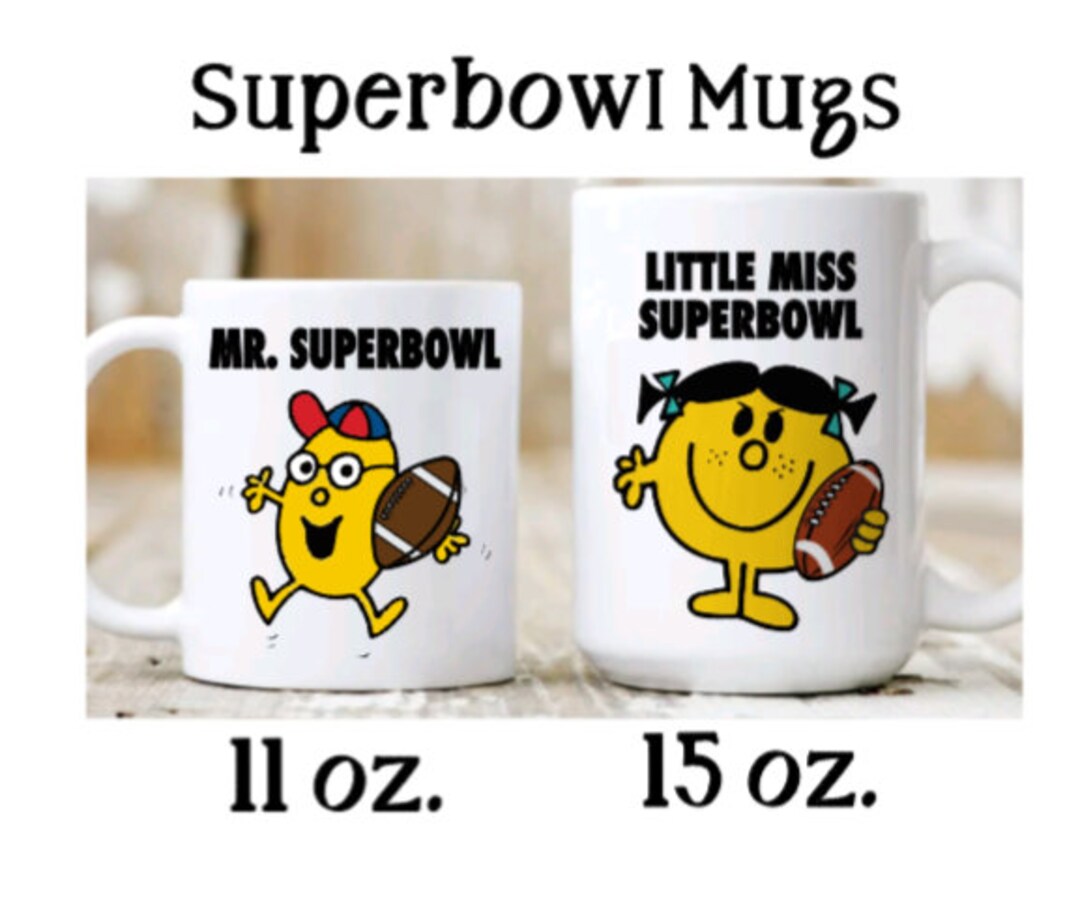 Superbowl 2024 Mug, Litlle Miss Football Mr Football Mug, SF 49ers Mug ...