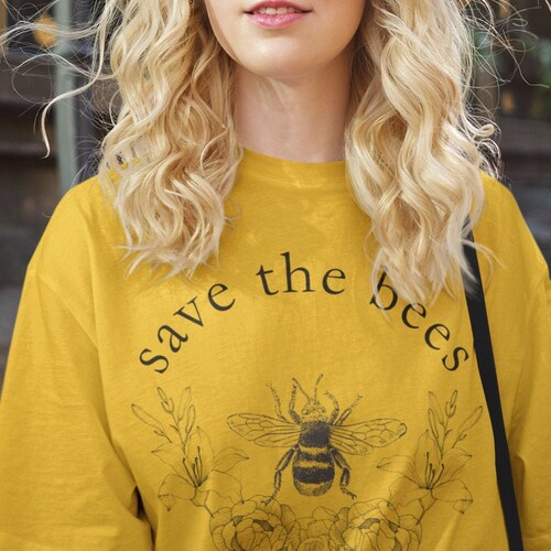 Save the Bees Multiple Color Options Unisex Tshirt. Bee - Etsy