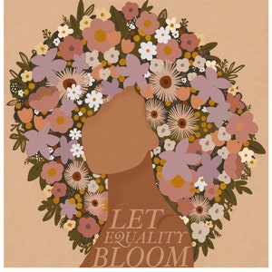 Let Equality Bloom | Art Print | Diversity Art | Home Decor | Wall Art ...