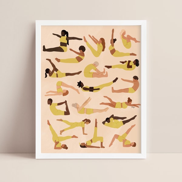Pilates Wall Art - Etsy