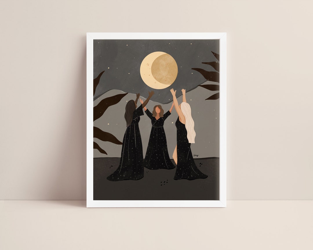 Moon Ritual | Self Love Art | Digital Art | Moon Art | Self Care Art ...