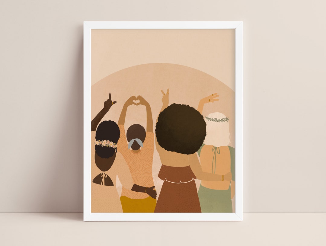 We Are Love | Art Print | Diversity Art | Home Decor | Wall Art ...