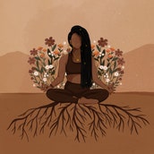 Stay Rooted Goddess Grounded Art Digital Art Spiritual - Etsy