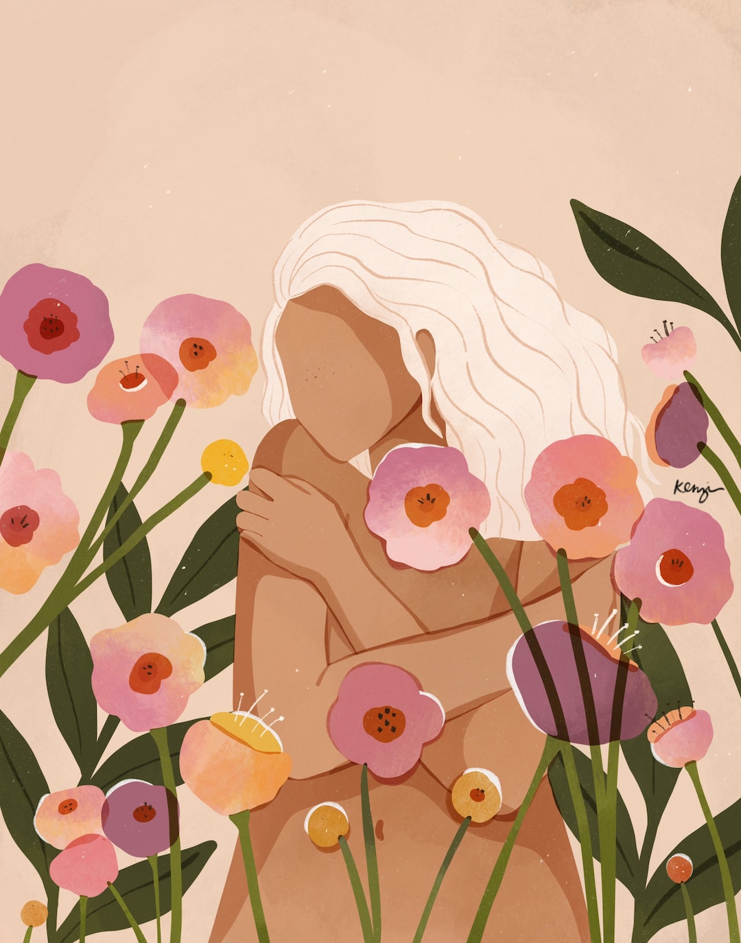 Give Yourself Love Self Love Art Digital Art Stay at - Etsy