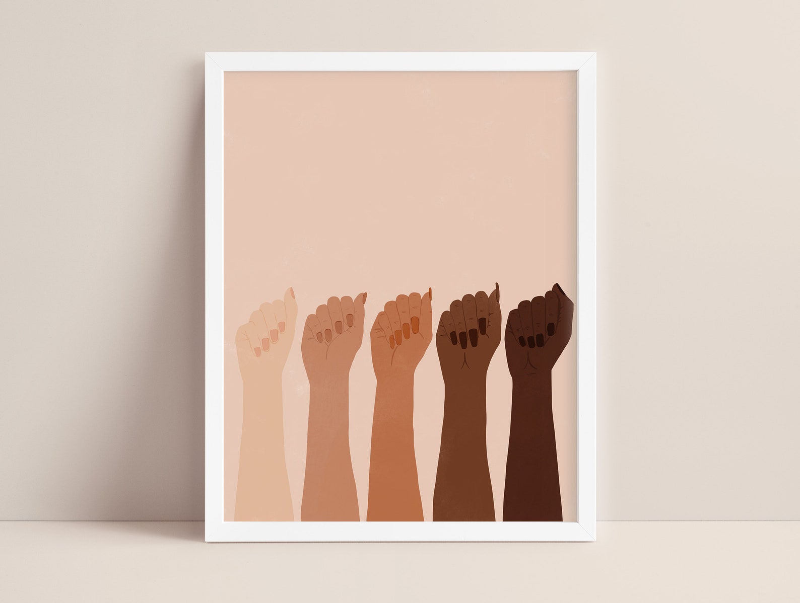 Diversity Hands Art Print Diversity Art Multiracial - Etsy