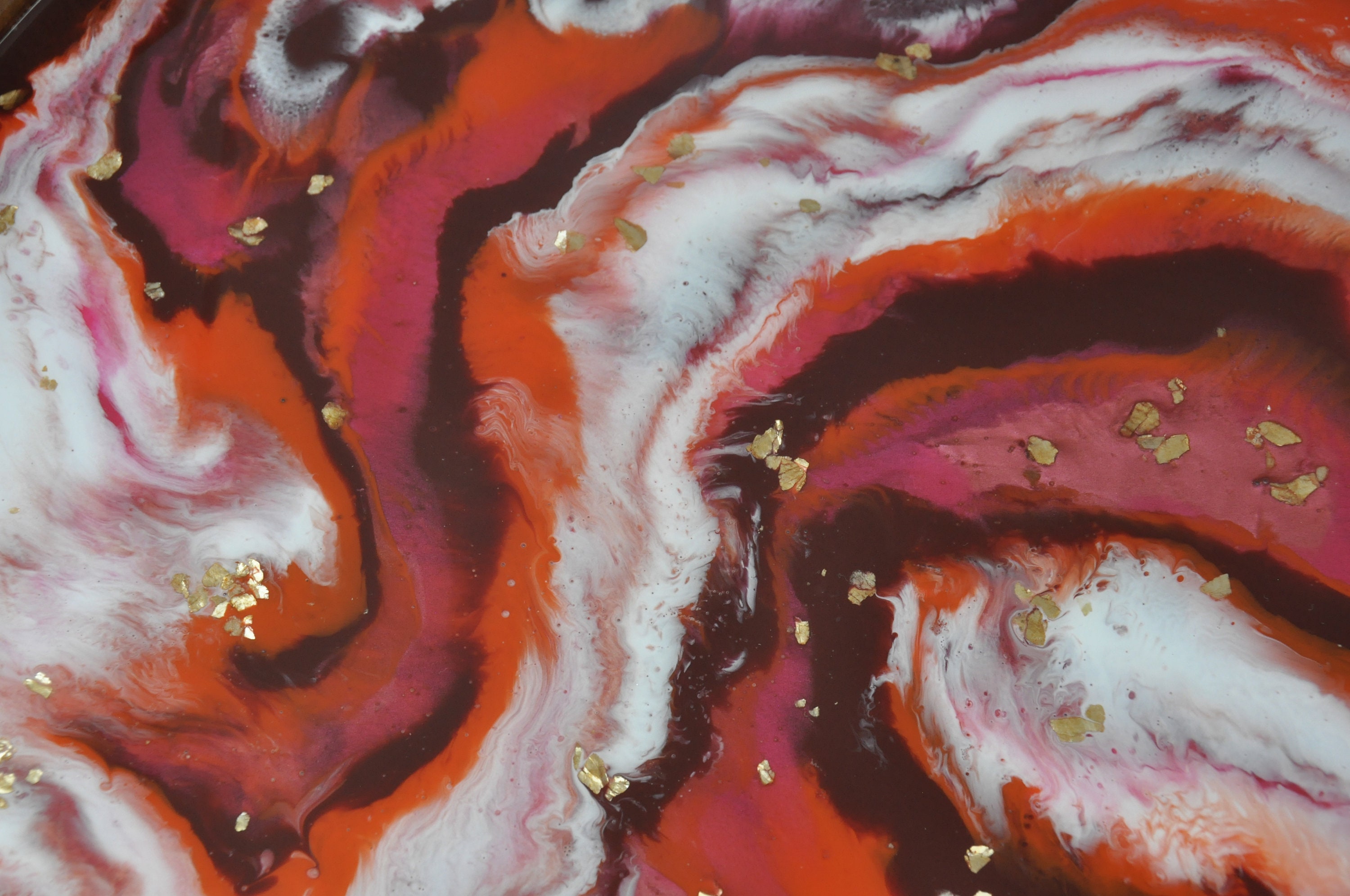 Lava Lakes Resin Art Tray - Etsy