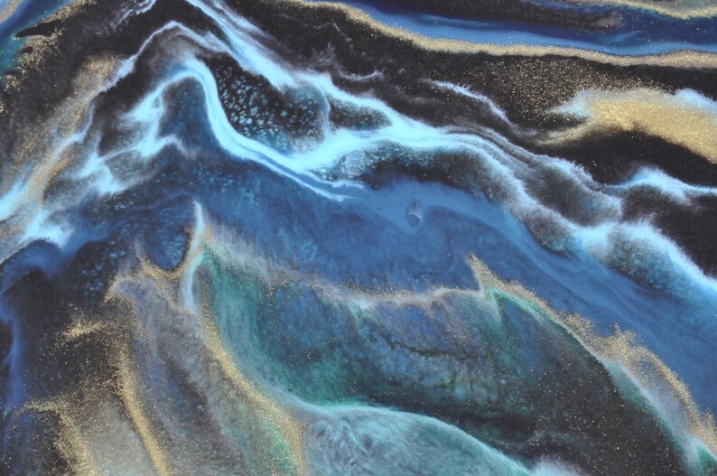 Green Phoenix - Resin Art Tray - Etsy