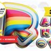 Rainbow Full Colors, Alphabet Number, Letters Clipart 3D, Rainbow PNG ...